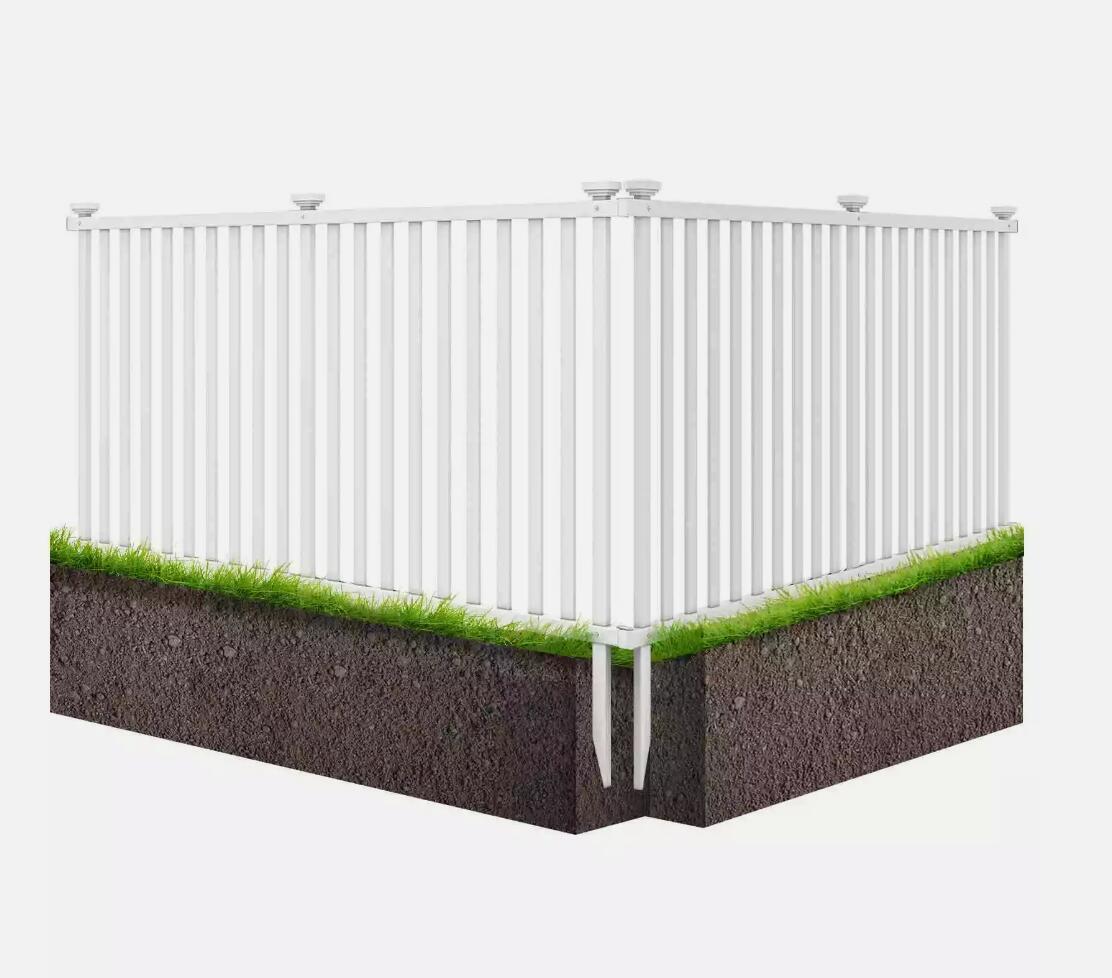 Premium 2M x 1.3M Garden Decorative Picket Fence White AU – Smart Home