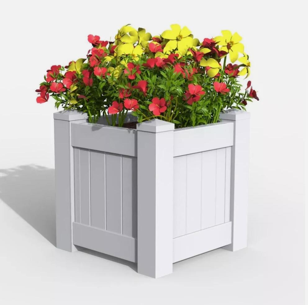 Hampton Style Durable Garden Planter Box Square PVC & UV Decoration AU ...