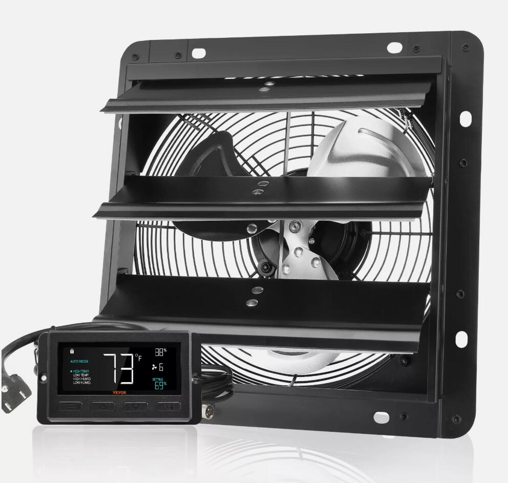 305mm Premium Remote Control Shutter Exhaust Fan Shop Exhaust Fan Wall ...