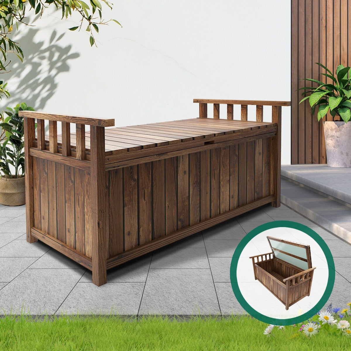 Garden Outdoor Storage Box Bench – Smart Home