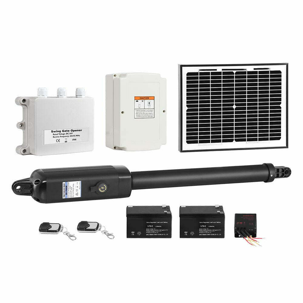 Solar Power Automatic Remote Control Swing Gate Opener – Smart Home
